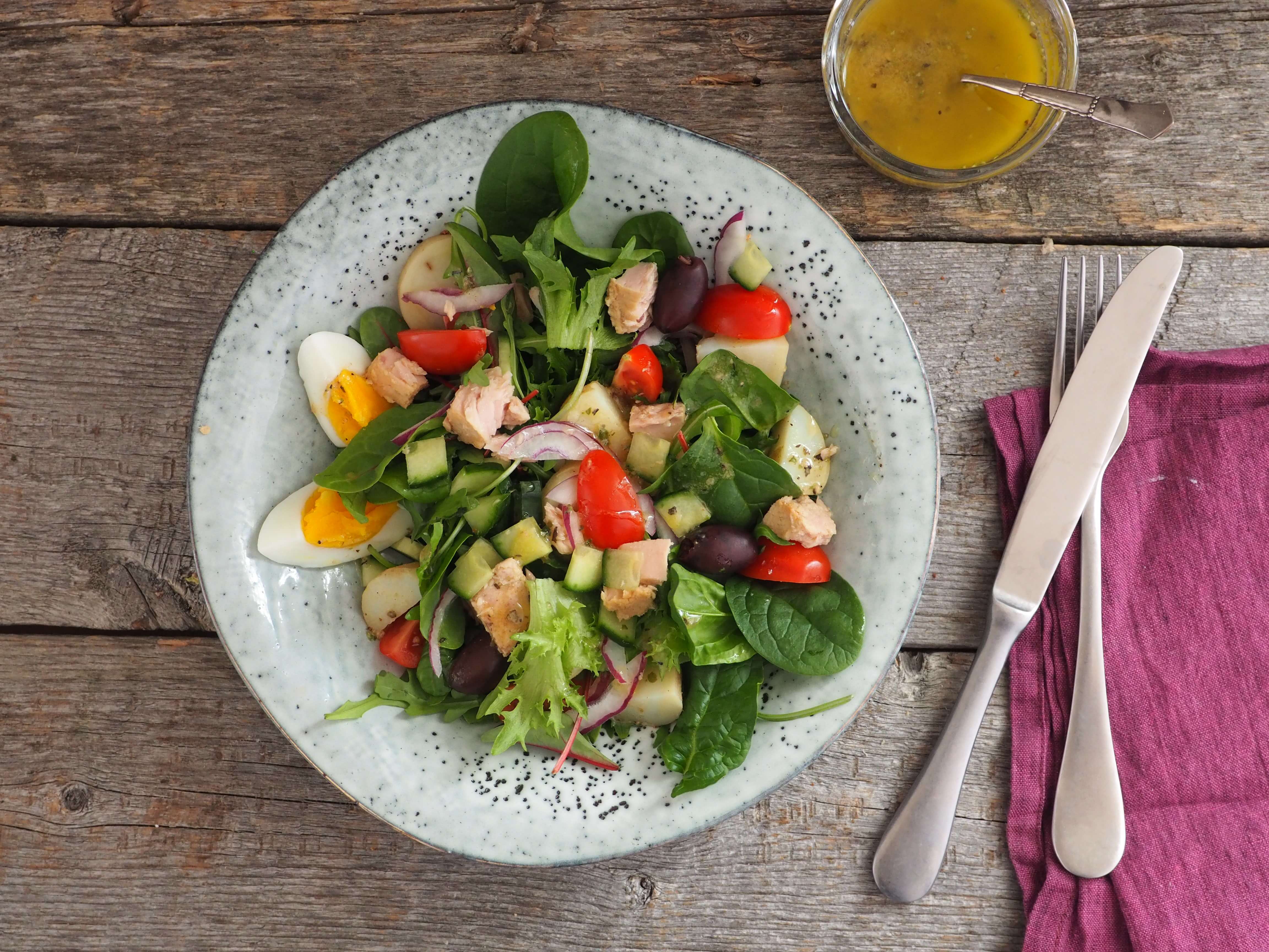 Salad Niçoise - Oppskrifter med tunfisk - King Oscar Norway